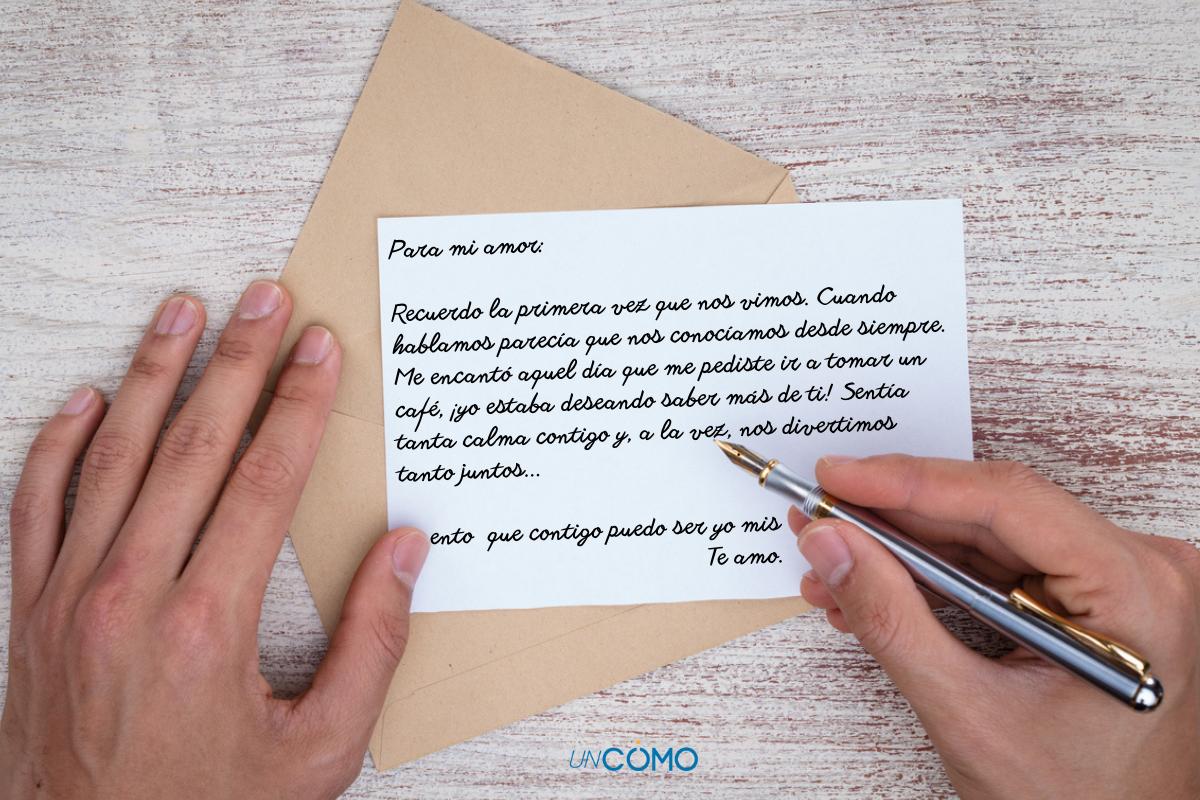Cómo hacer una carta de amor original - Carta Creativa